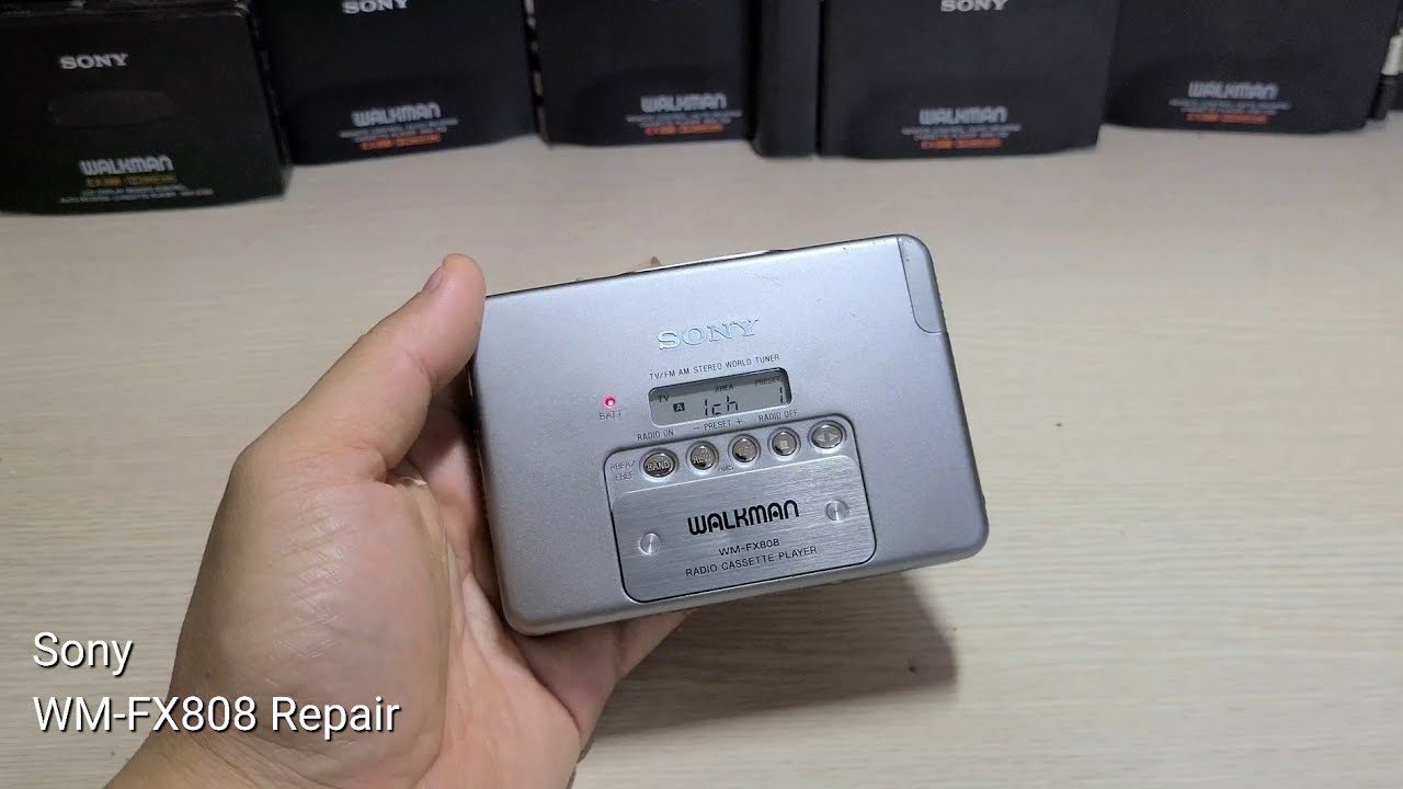 Sony WM-FX808 Repair Cassette Walkman - YouTube