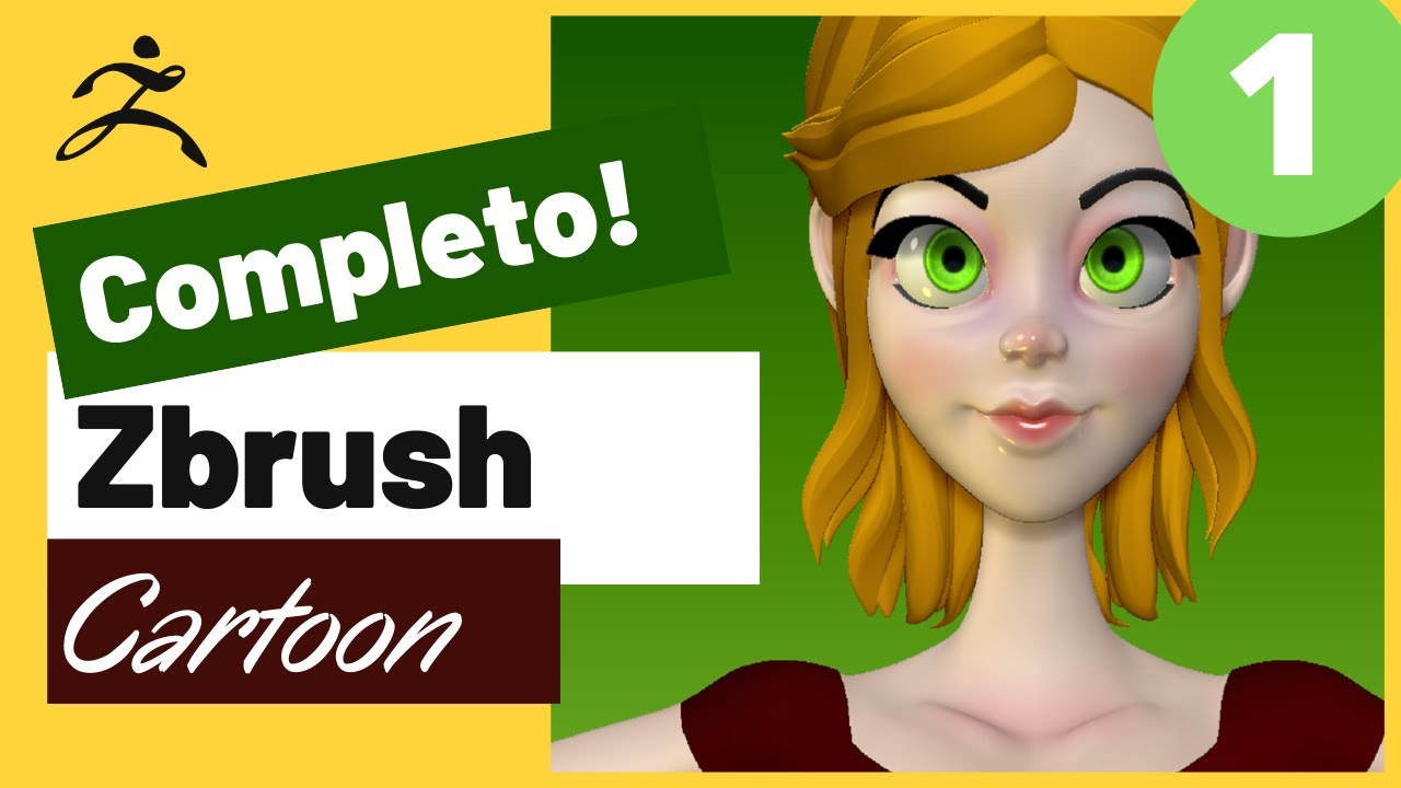Zbrush: Personagem 3D Estilo Cartoon Tutorial Completo | ⭐ Escultura ...