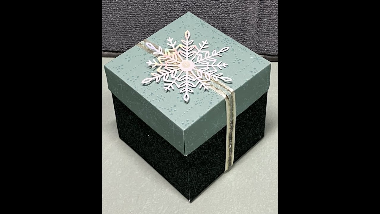 No. 164 Snowflake Glimmer Box - YouTube