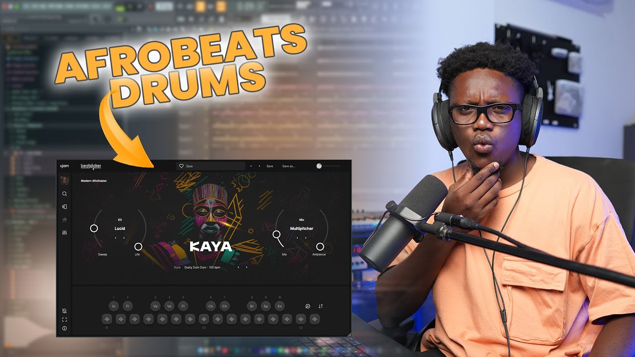 How I Make Afrobeat Using UJAM KAYA (Afrobeat Drum Plugin) - YouTube