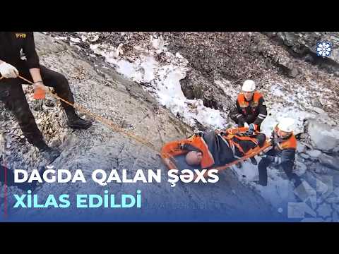 Qəbələdə dağdan yıxılaraq köməksiz qaldı
