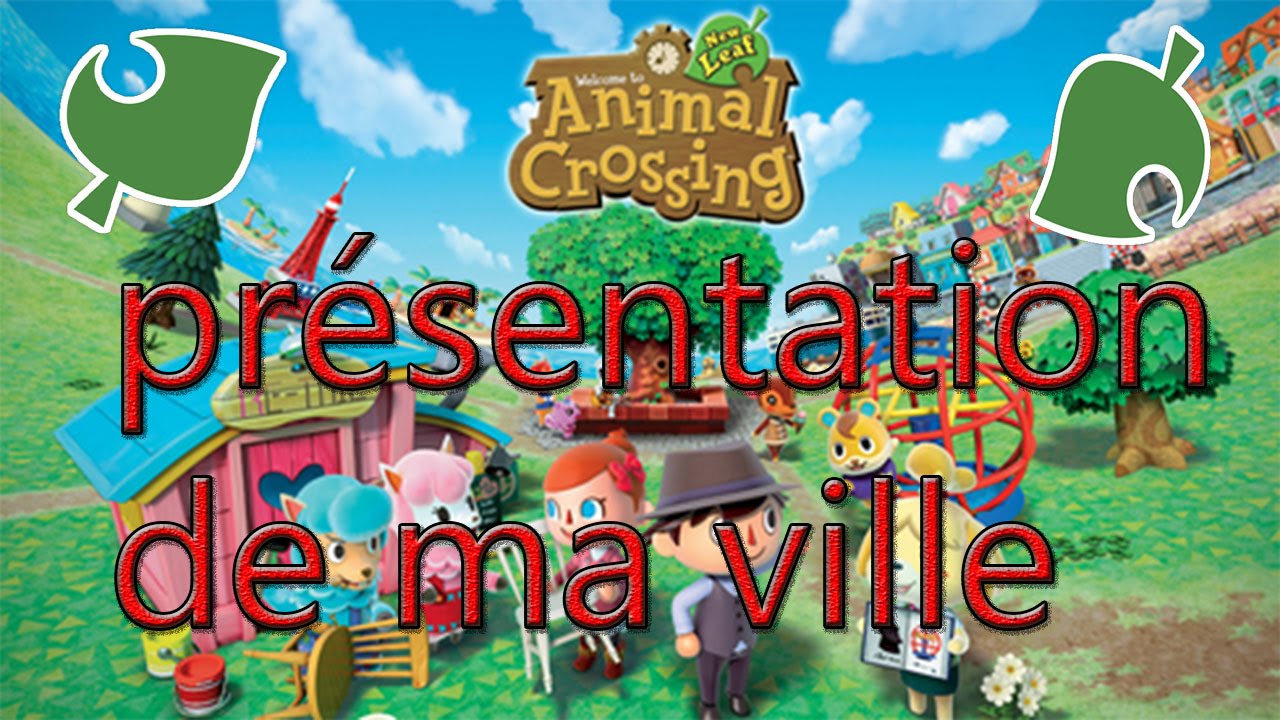 acnl - présentation de ma ville - YouTube