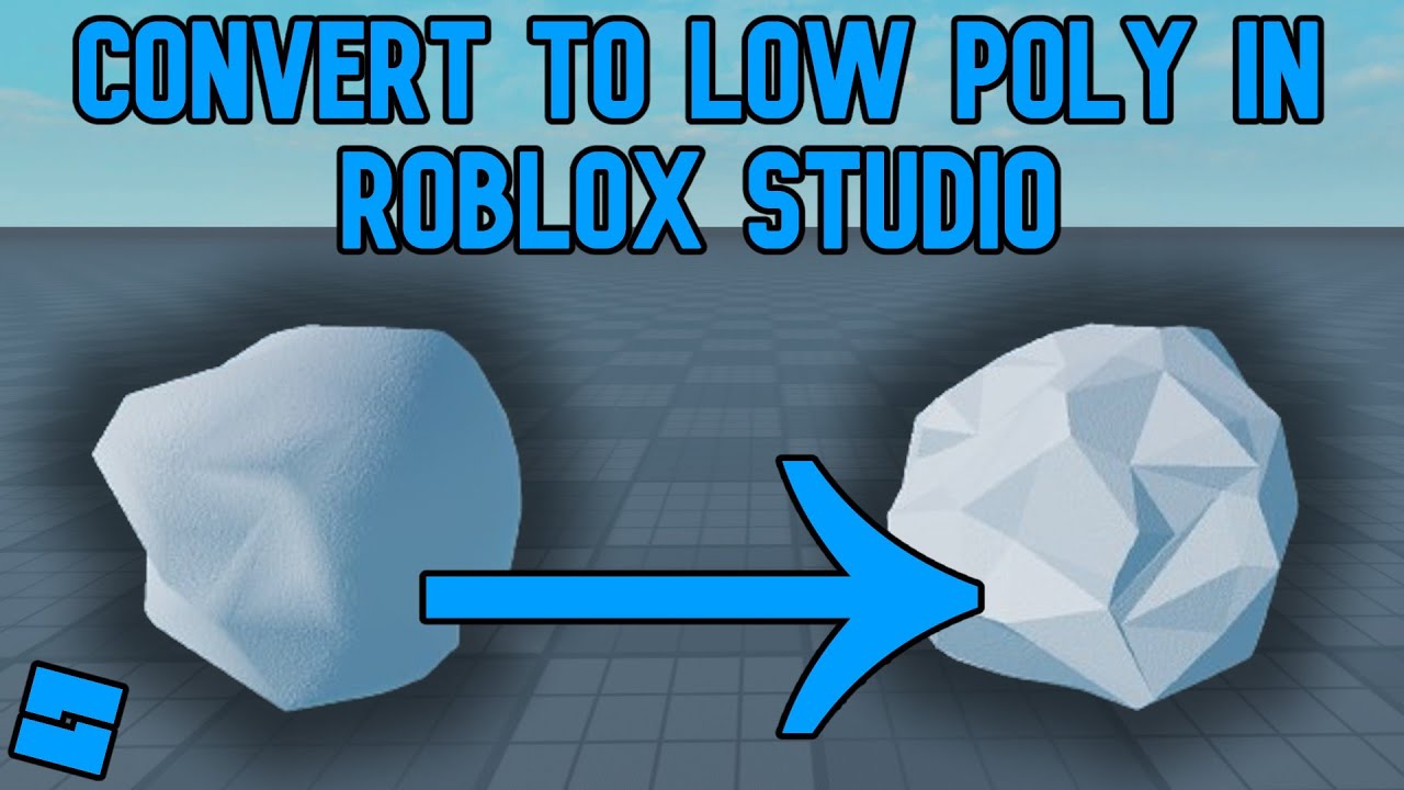 How To Make Meshes LOOK Low-Poly In Roblox Studio! (Smooth Shading To Flat Shading) - YouTube