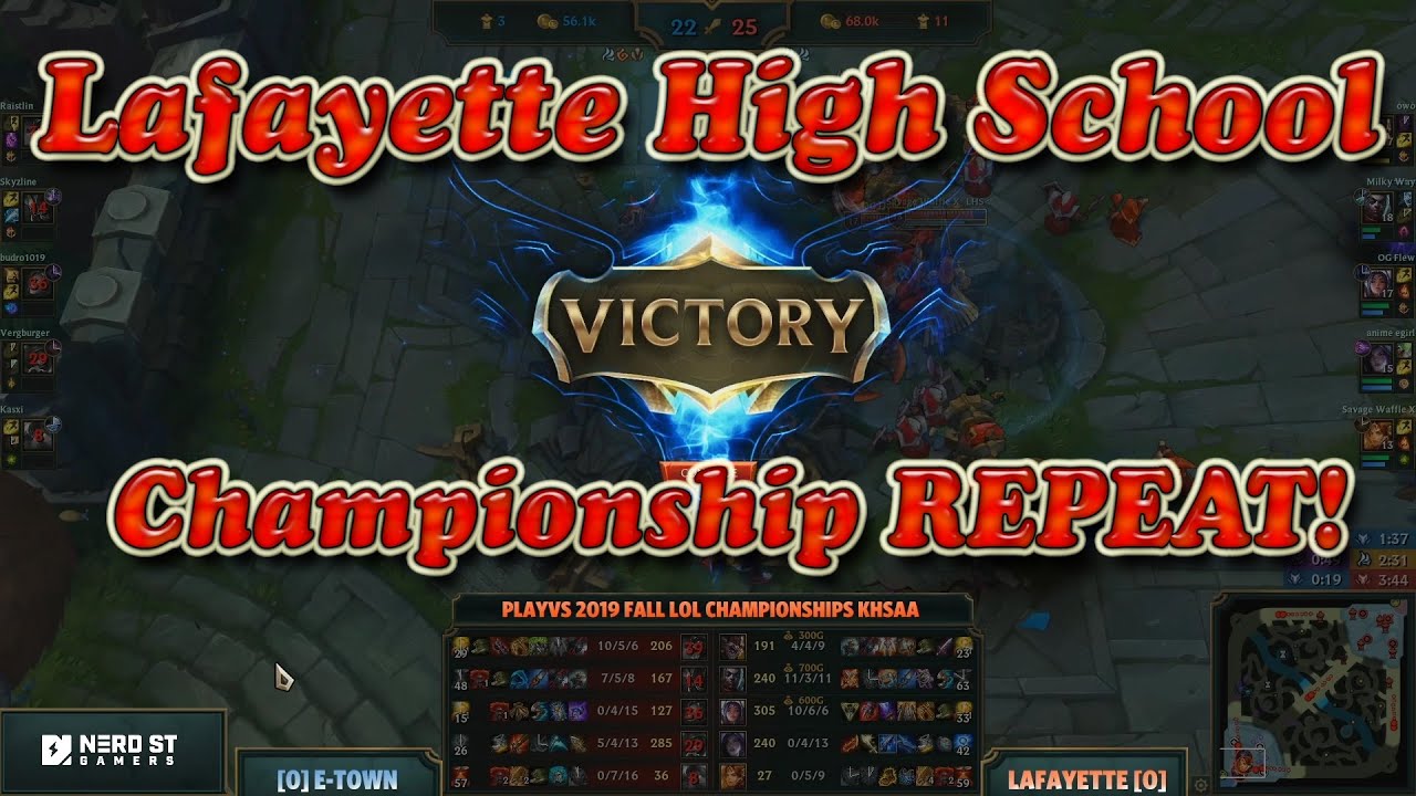 League of Legends KHSAA Esports Championship 2020 Lafayette vs ...
