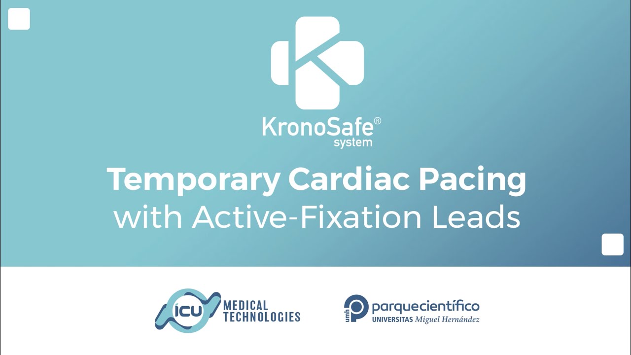 Temporary Cardiac Pacing with Active-Fixation Leads - KronoSafe® - YouTube