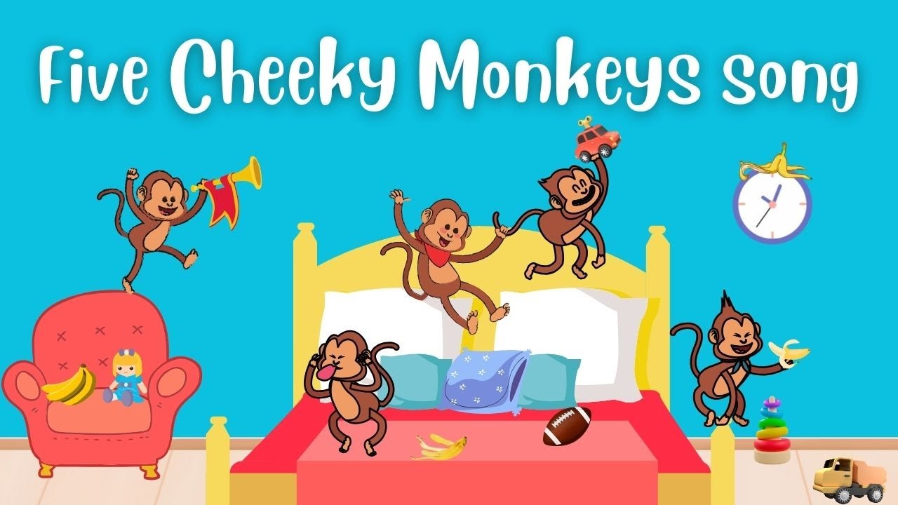 Five Cheeky Monkeys song - YouTube