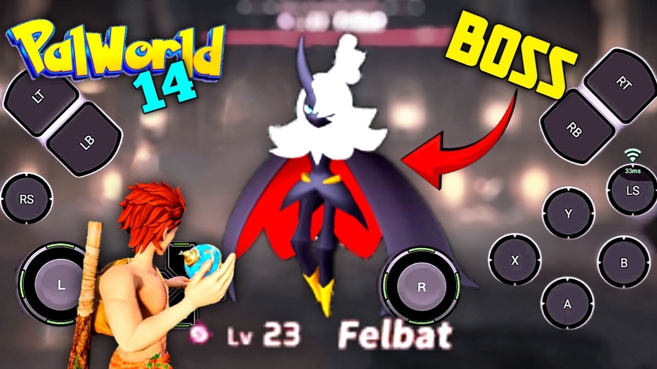 FINALLY CAPTURE BOSS FELBAT 🔥 ft techno gamerz palworld new video - YouTube