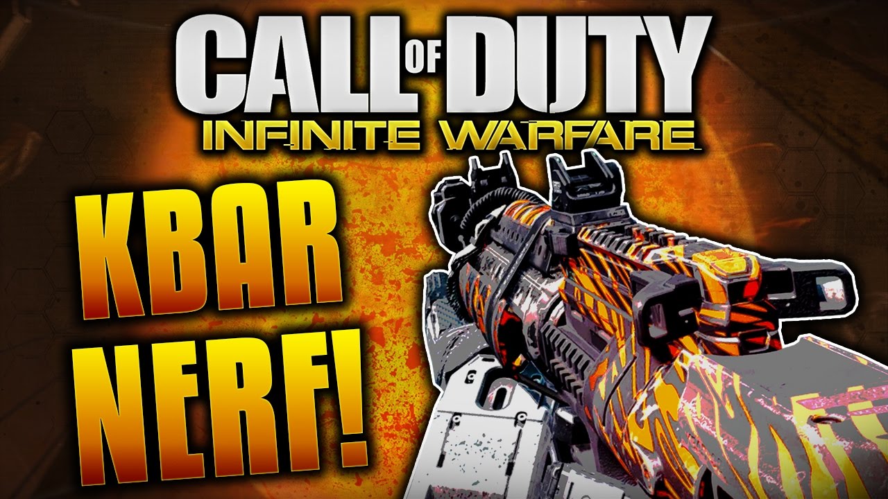 KBAR-32 NERF ON INFINITE WARFARE! OVERPOWERED GUN AFTER PATCH 1.11 ...