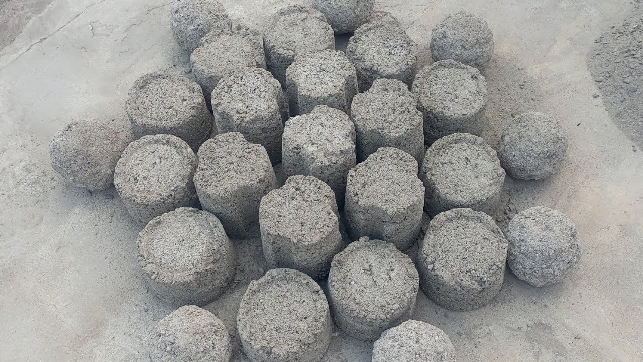 Extra gritty Dusty Sandcement dry💦smashing full satisfying 🤤😴😷 ️🕳️ ️ ...