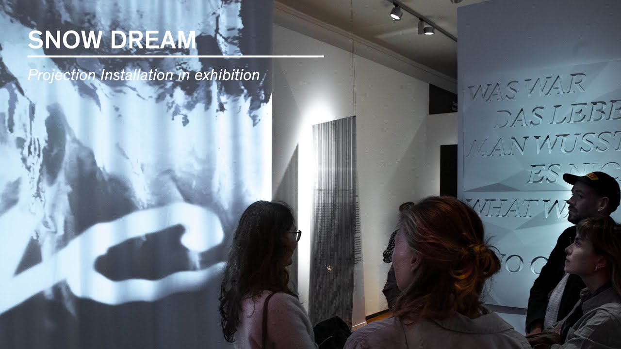 SNOW DREAM | Projection Installation in exhibition - YouTube