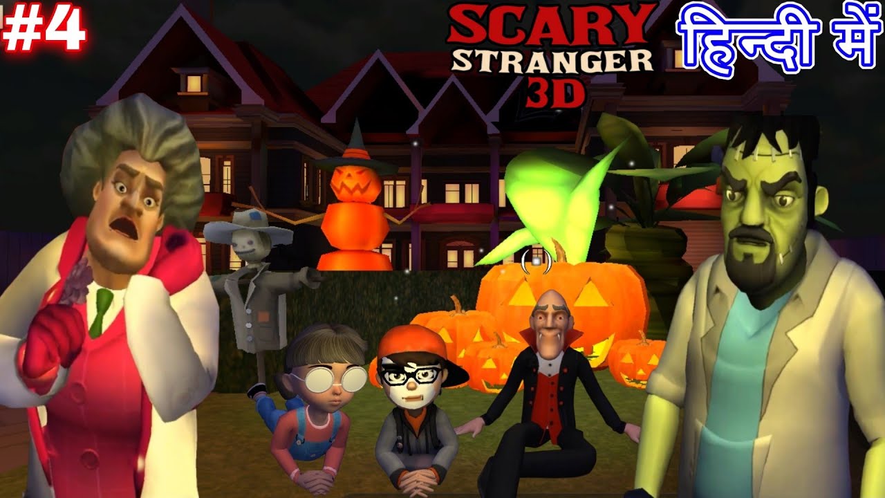 Scary Stranger 3D Halloween Update 2021 Scary Teacher Kills Cartoon ...