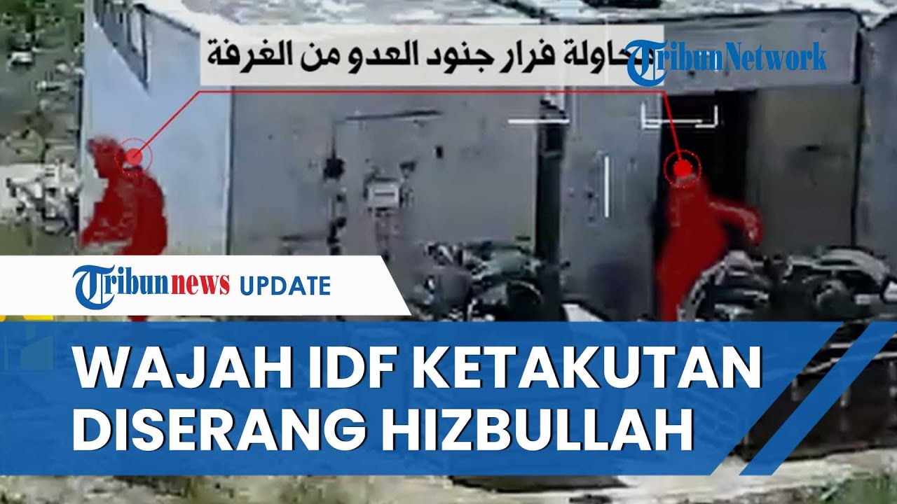 Detik-detik 2 Tentara Israel Kocar-kacir Ketakutan Diserang Drone ...