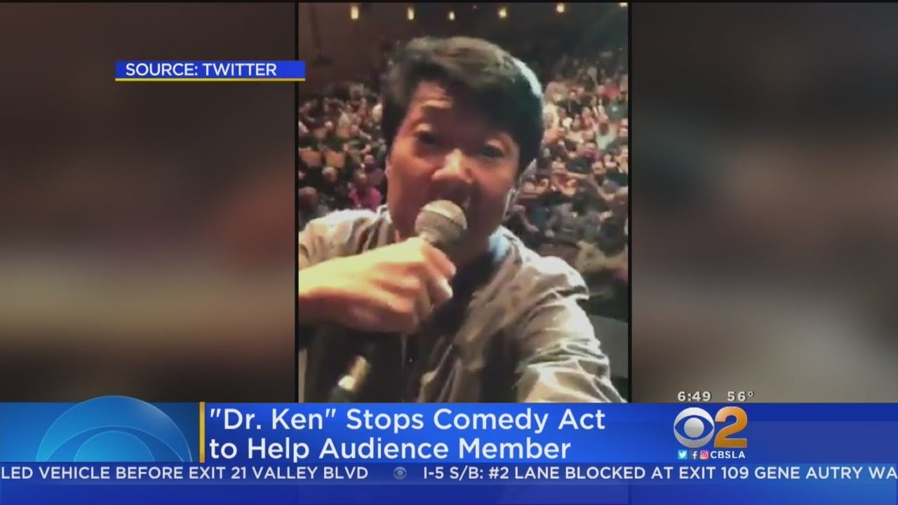 Ken Jeong Jumps Into Doctor Mode At Comedy Show - YouTube