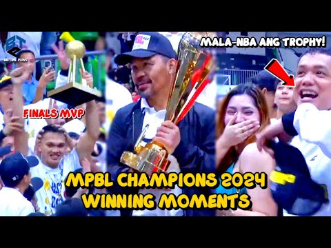MPBL CHAMPIONS 2024 WINNING MOMENT, AWARDING CEREMONY AND CELEBRATIONS ...