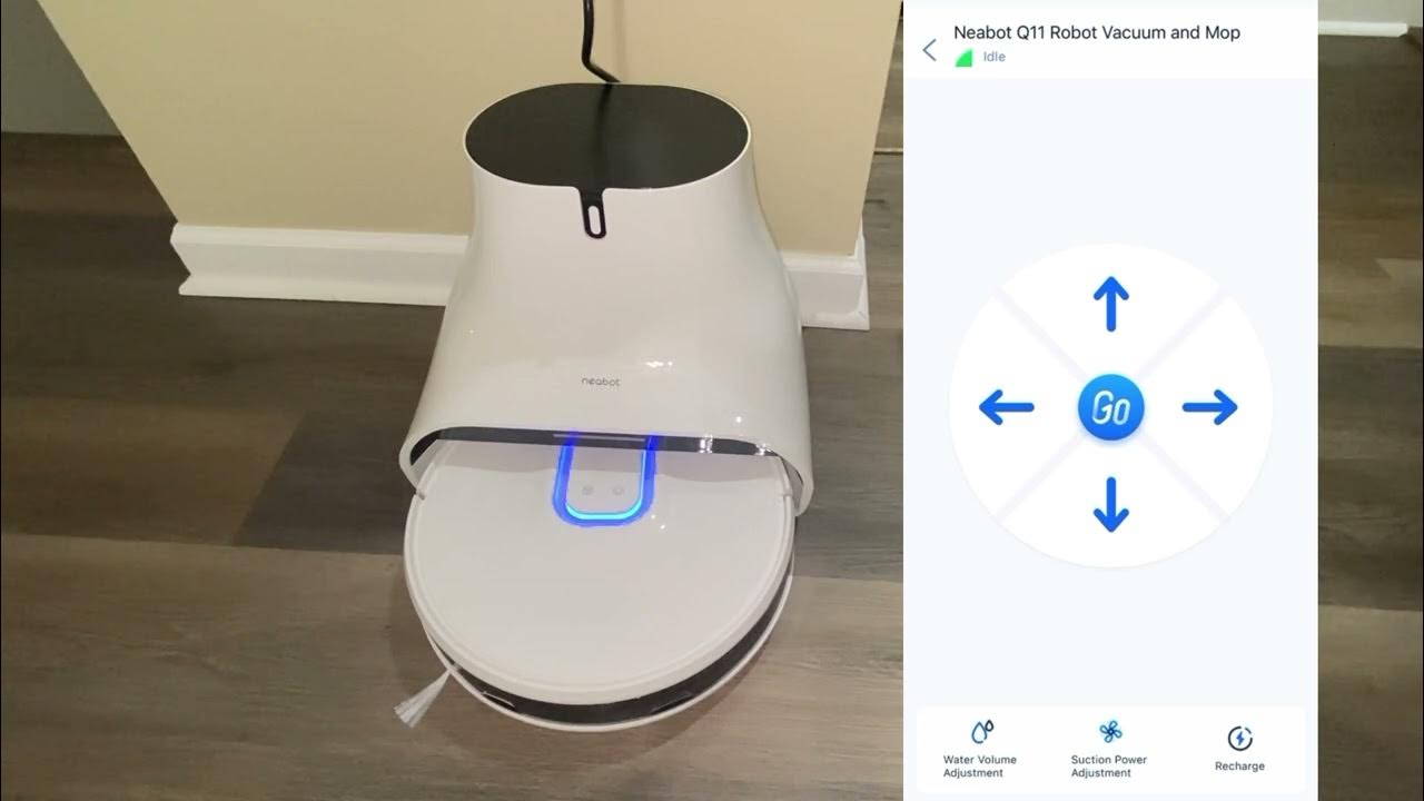 Neabot Nomo Q11 Robot Vacuum Review： 4000 Pa Strong Suction &Self-Emptying - YouTube