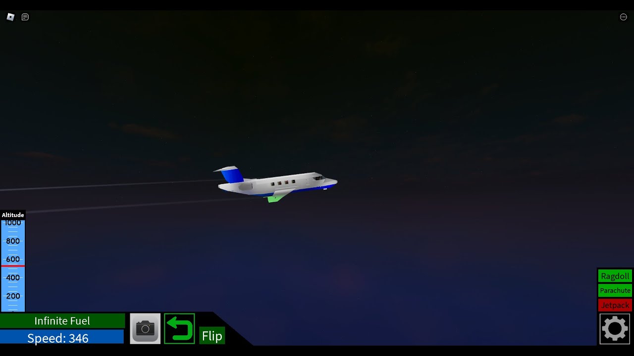 Just flying with my jet in Plane Crazy - YouTube