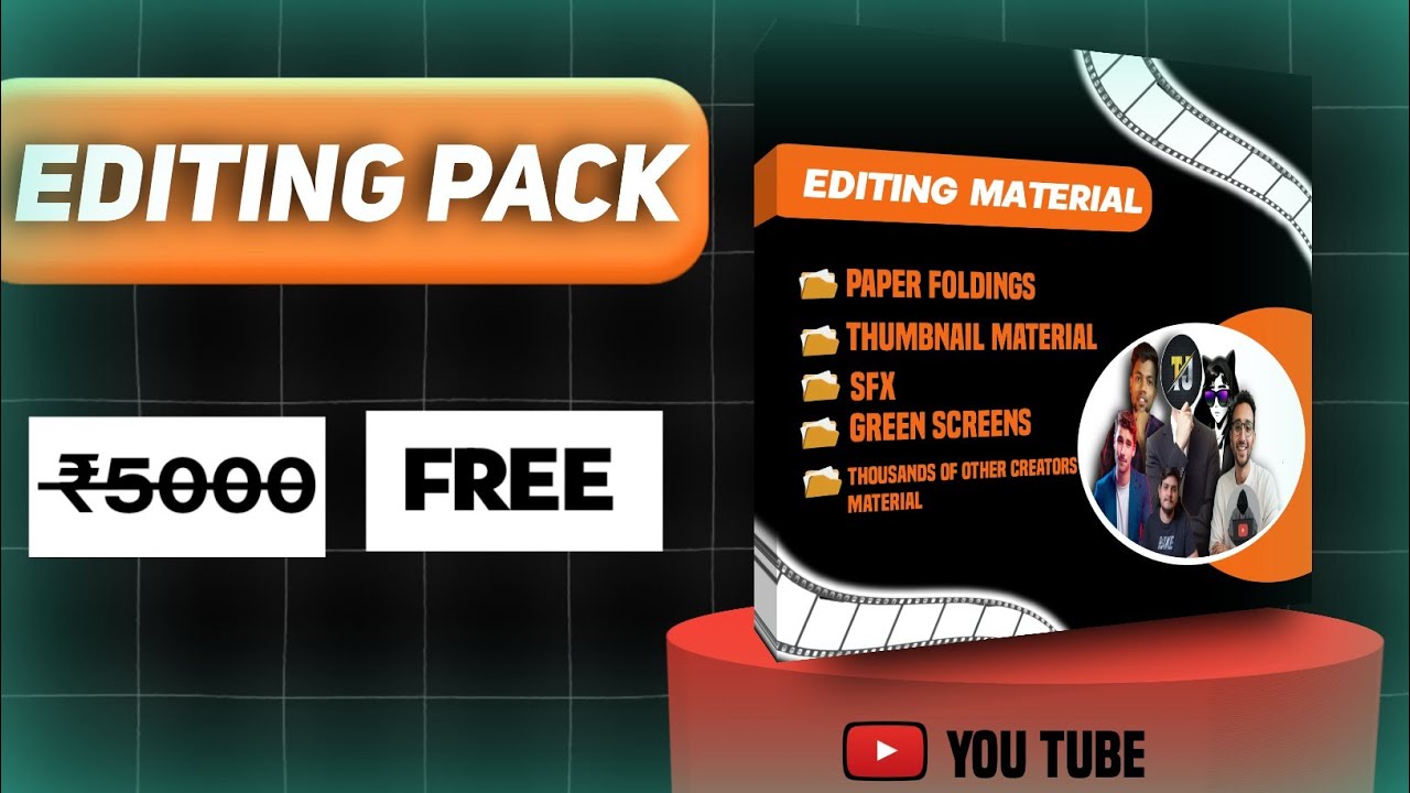 Every YouTuber Must Have This High- quality Viral Editing PACK! - YouTube