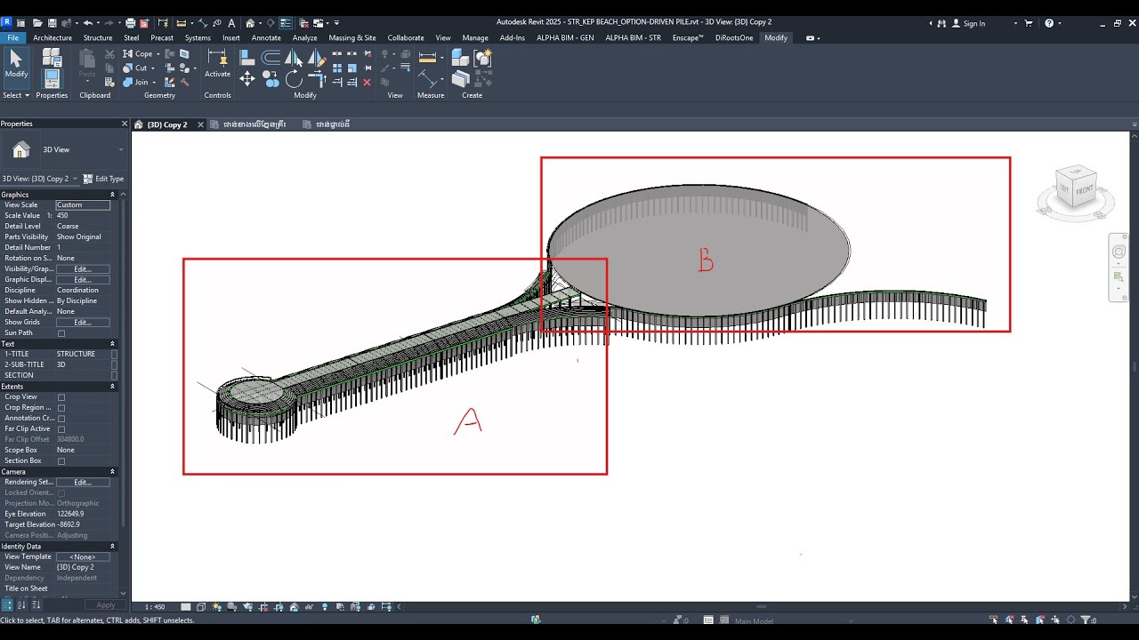 how to link revit model to another model - YouTube