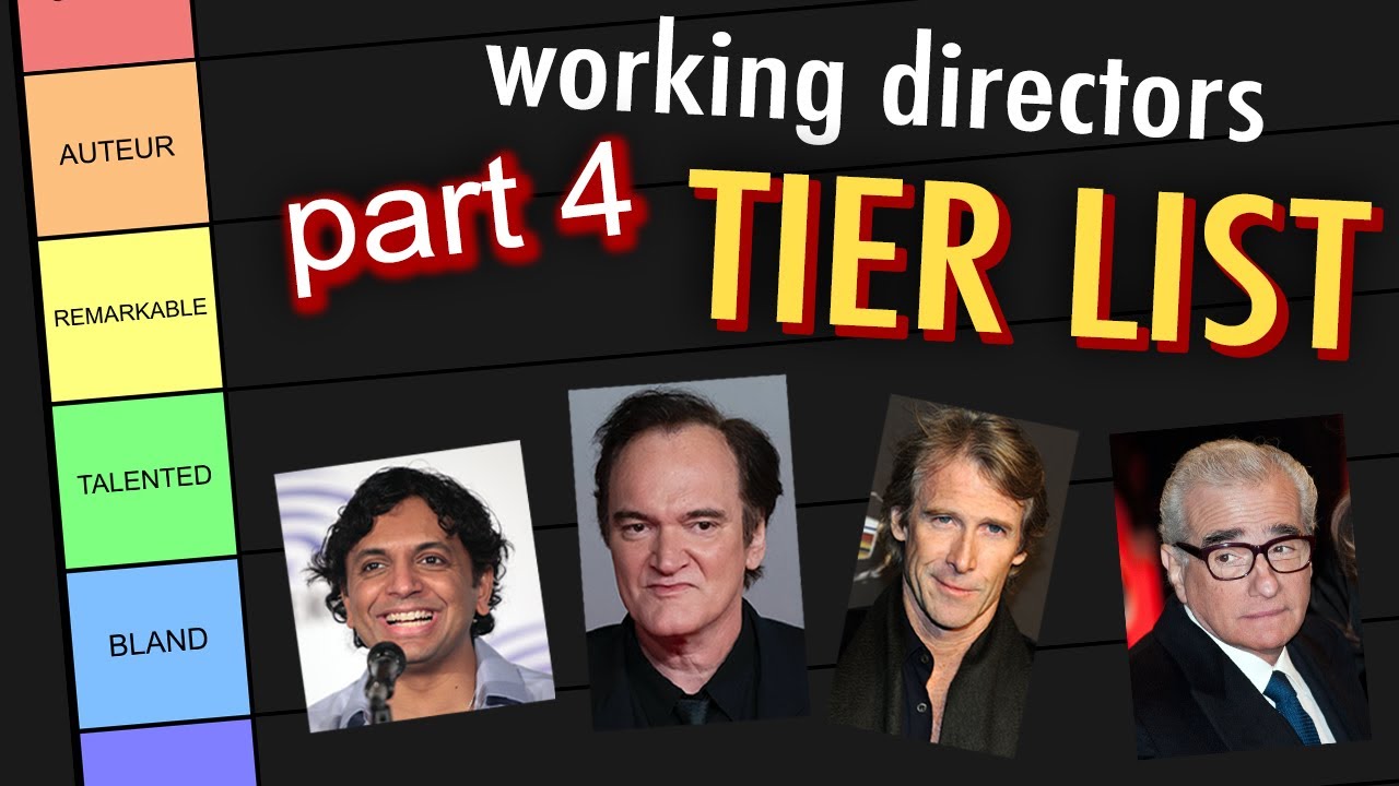 Working Directors Tier List - Part 4 - YouTube
