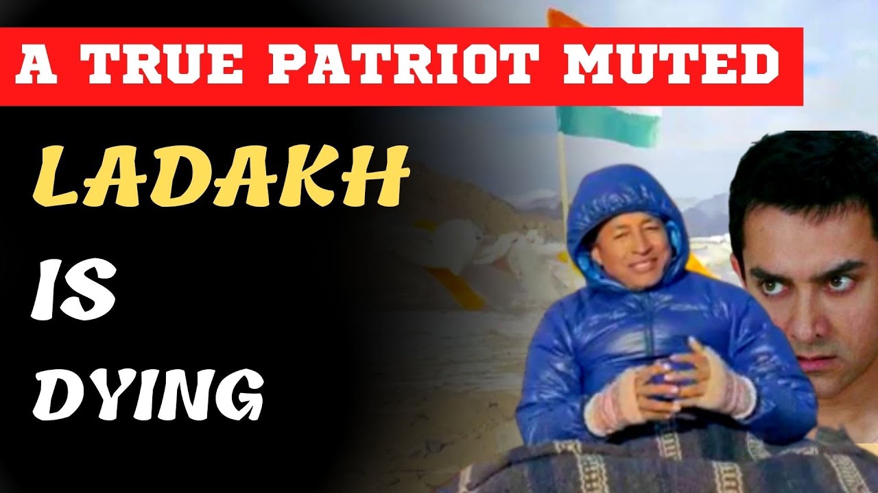 Massive protest in LADAKH | HINDI | LADAKH PROTEST | climate fast ...