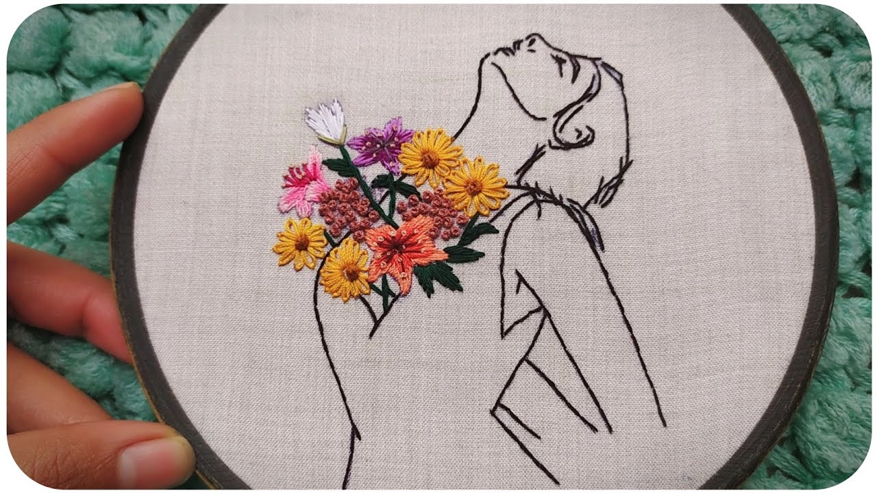 Embroidery video || Self love Embroidery pattern. ️ | Embroidery For ...