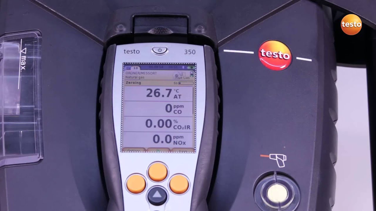testo 350: Carrying out the measurement (6/13) | Be sure. Testo - YouTube