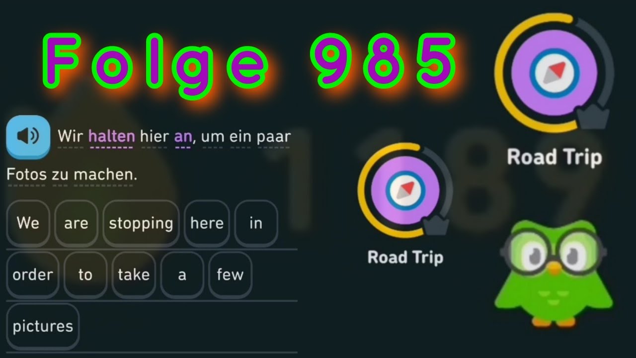 Let's Learn German With Duolingo | Episode 985 - YouTube