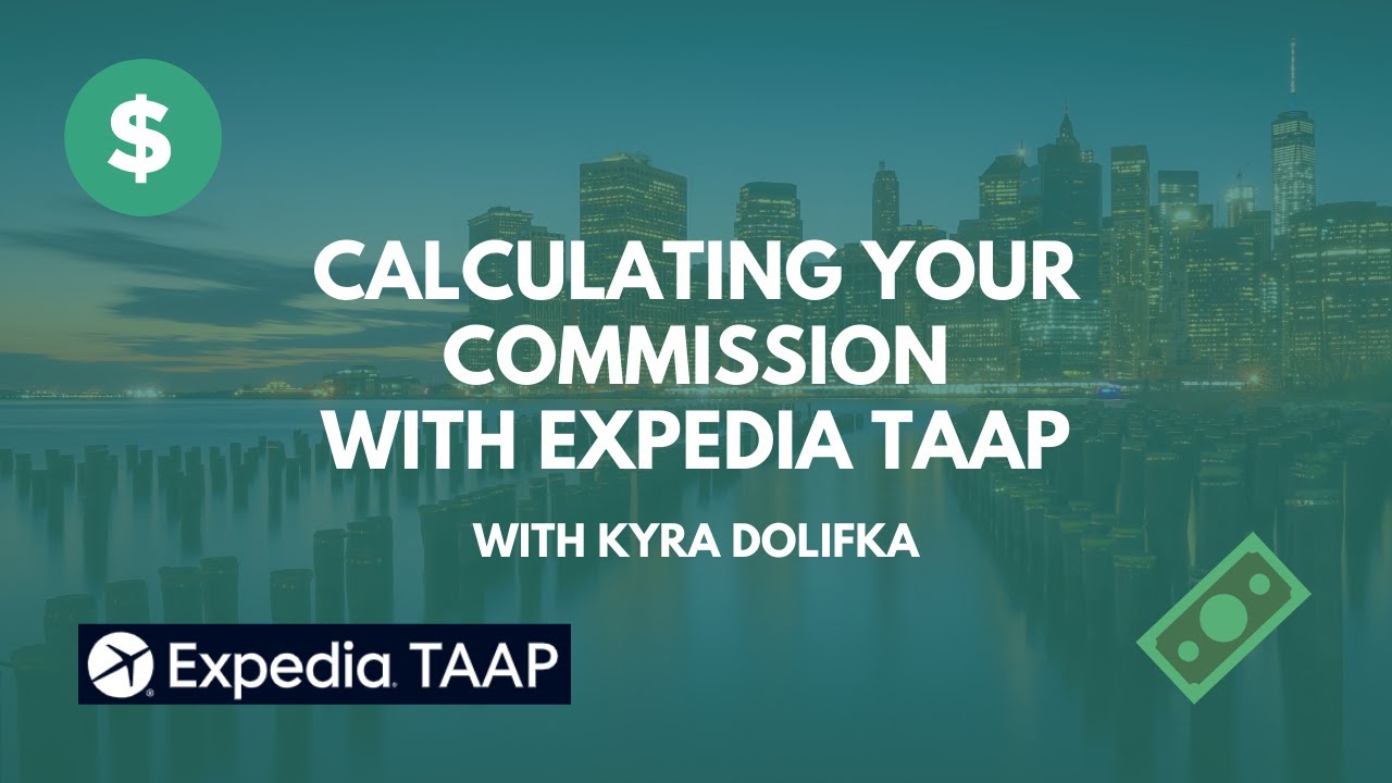 Expedia TAAP Commissions - YouTube