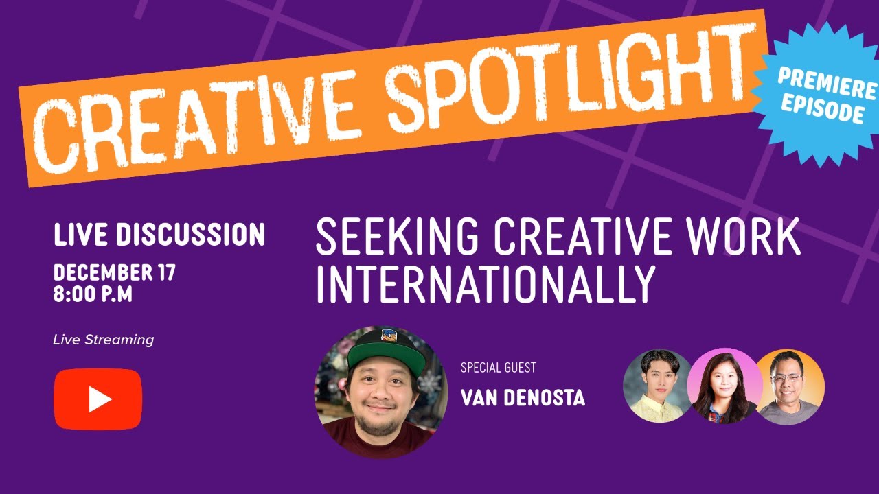 Creative Spotlight Ep1 - Seeking Creative Work Internationally - YouTube