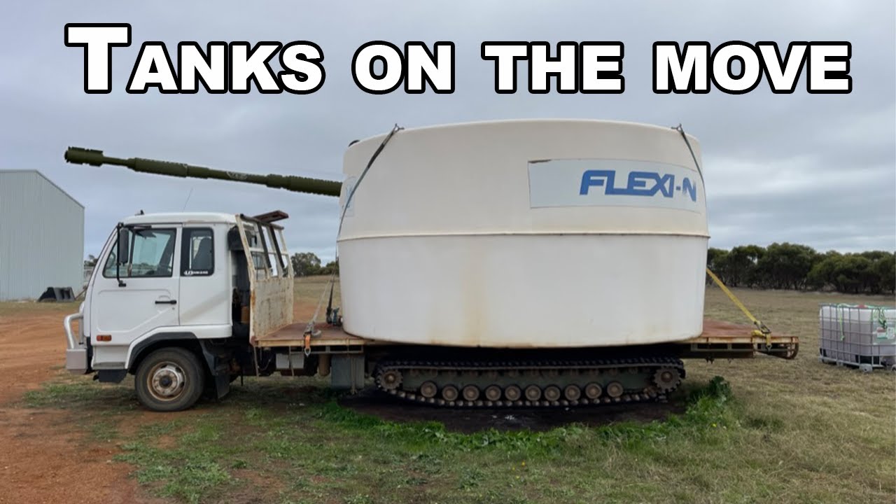 Flexi-N tanks turned into Henrys new spray point! - YouTube