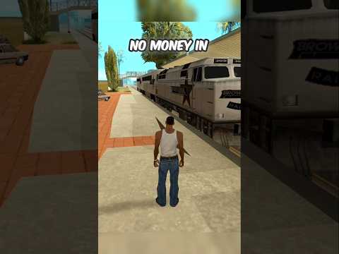 Traveling on a train with no money in GTA games #gta
