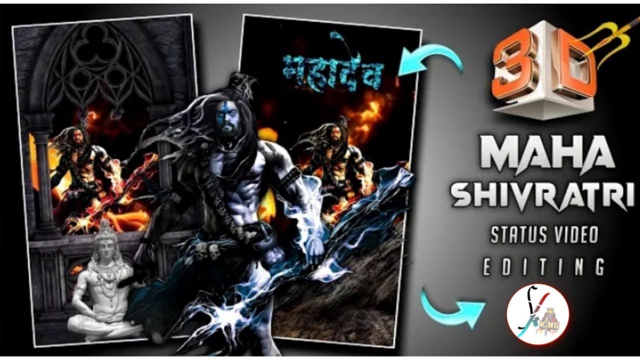 Mahadev 3d Video Editing | 3d Status Video Editing | 3d Mahadev Video ...