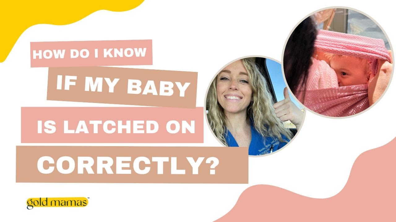 7/9 How do I know if my baby is latched on correctly? - YouTube