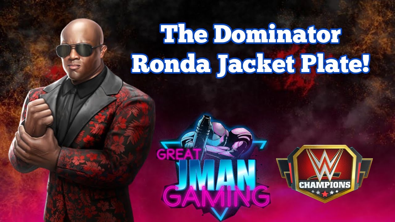 6sb Bobby Lashley "The Dominator" with Ronda Jacket plate! WWE ...