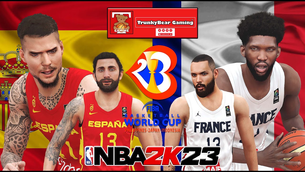 FIBA World Cup 2023 l Spain VS France l NBA 2K23 PC Gameplay - YouTube
