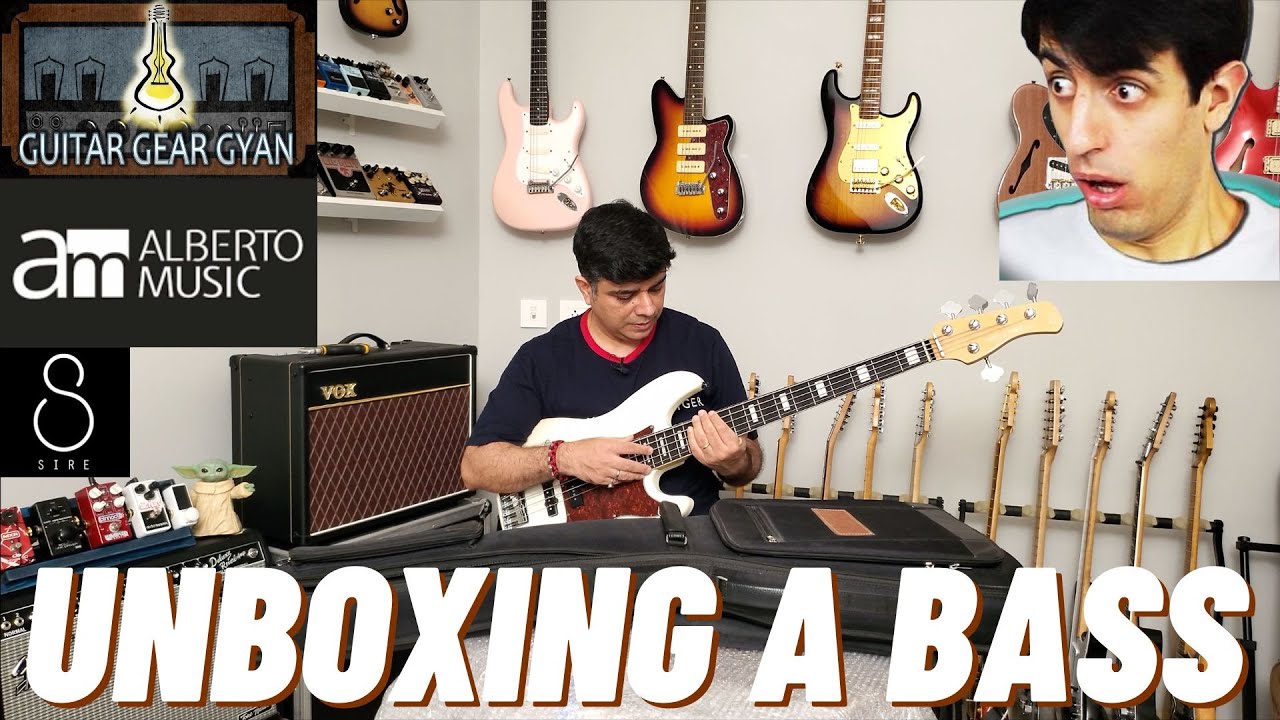 Unboxing My 1st Bass Shipped By Alberto Music | Sire P7 5 String Bass ...
