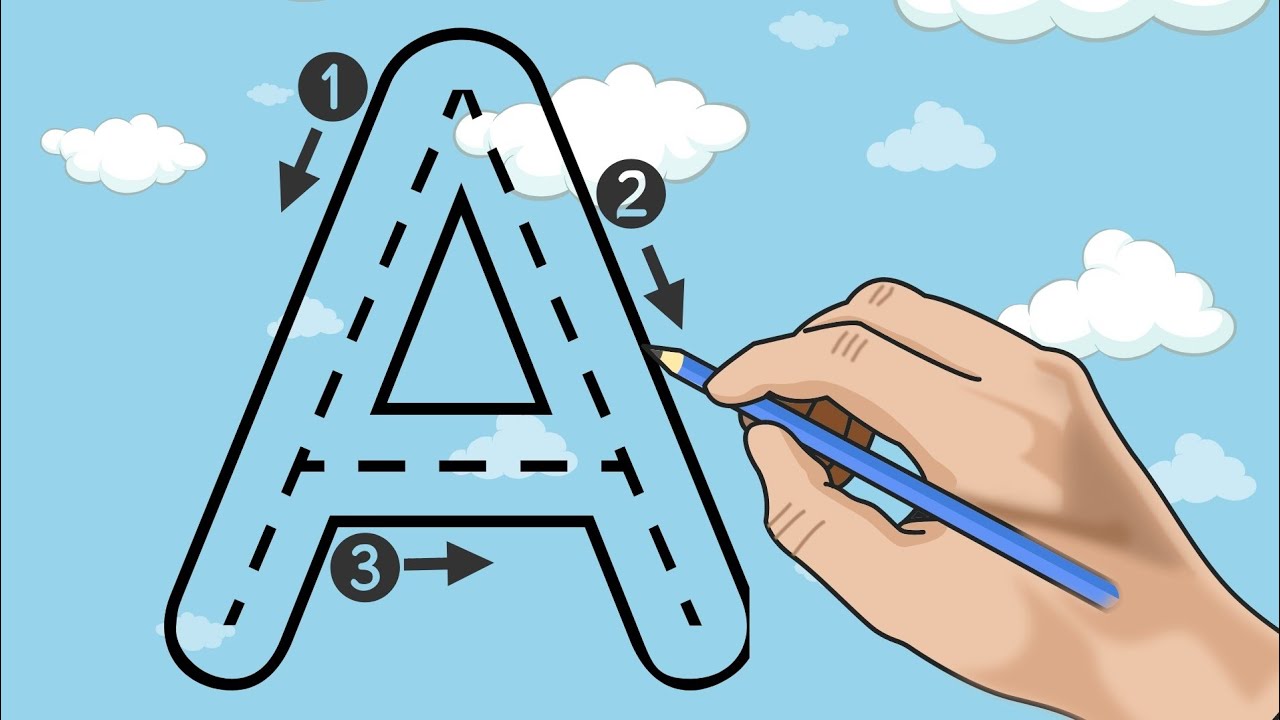 How to Write Letters for Children - Teaching Writing ABC for Preschool ...