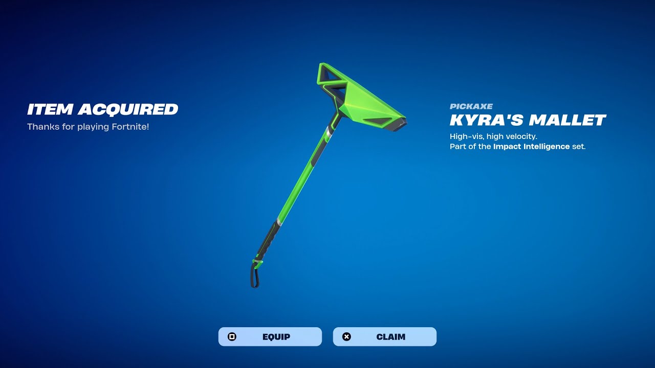 How To Get Kyra's Mallet Pickaxe FREE in Fortnite! (Unlocked Kyra's ...