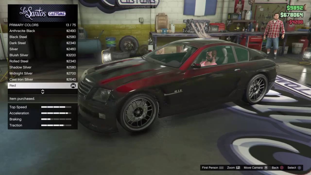 GTA V Car customization - YouTube