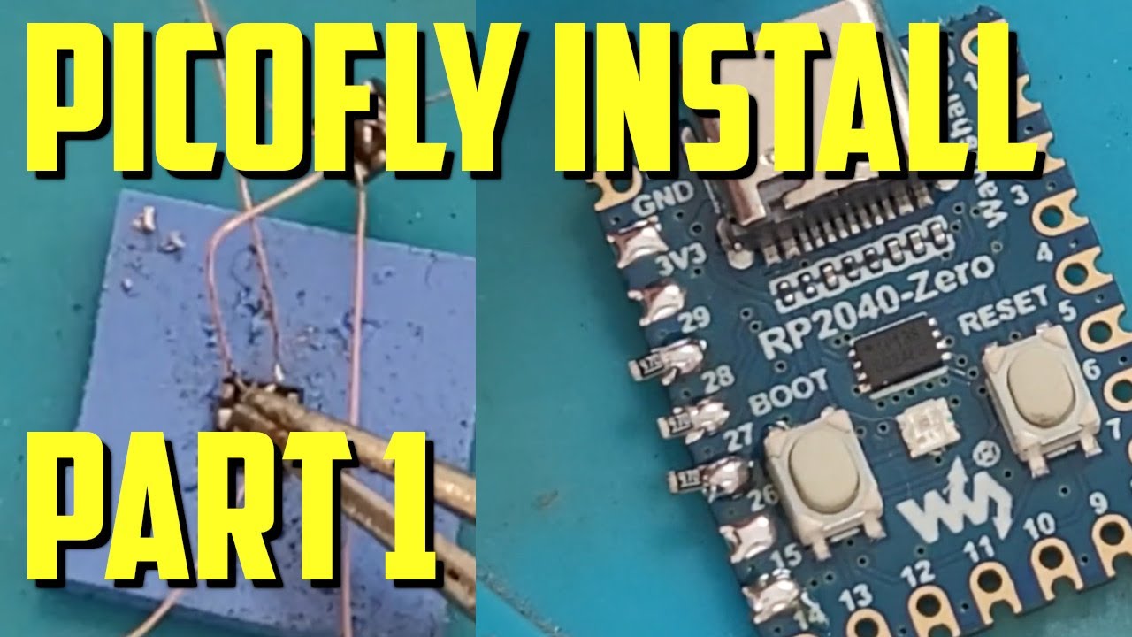 Installing a Picofly modchip | Using Mosfets | Part 1 - YouTube