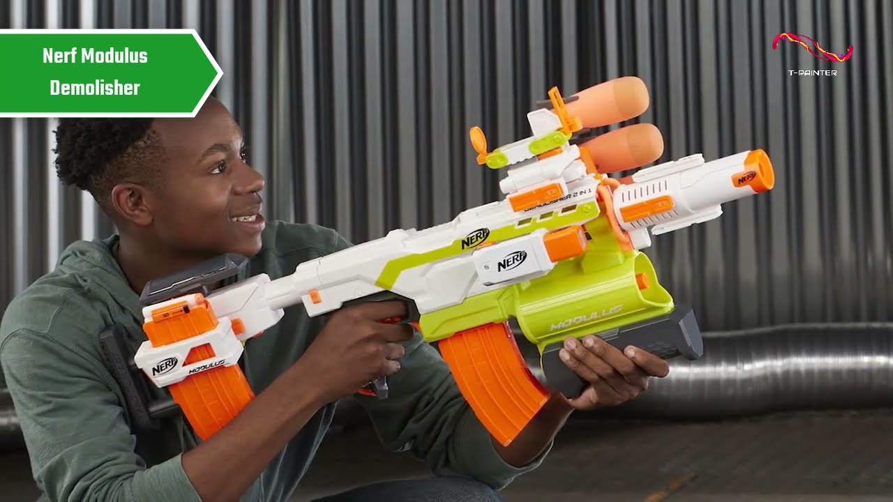 BEST 2 in 1 Nerf Gun in [ 2022 ] | Nerf Modulus Demolisher - YouTube