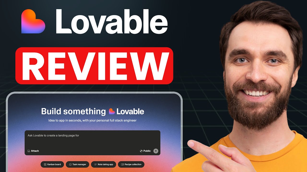 Loveable AI Review - Best AI App Builder? - YouTube