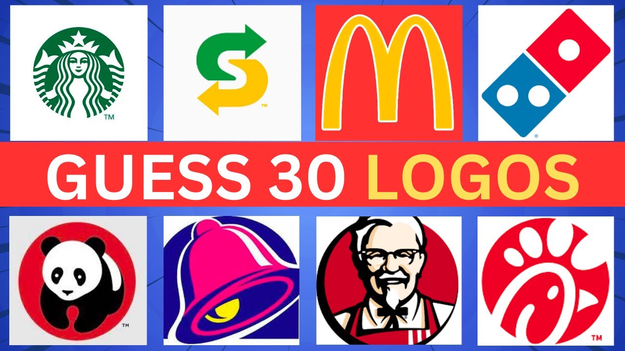Logo Quiz : 30 Famous Food Logos | Guess the Food Logo in 3 Seconds ...
