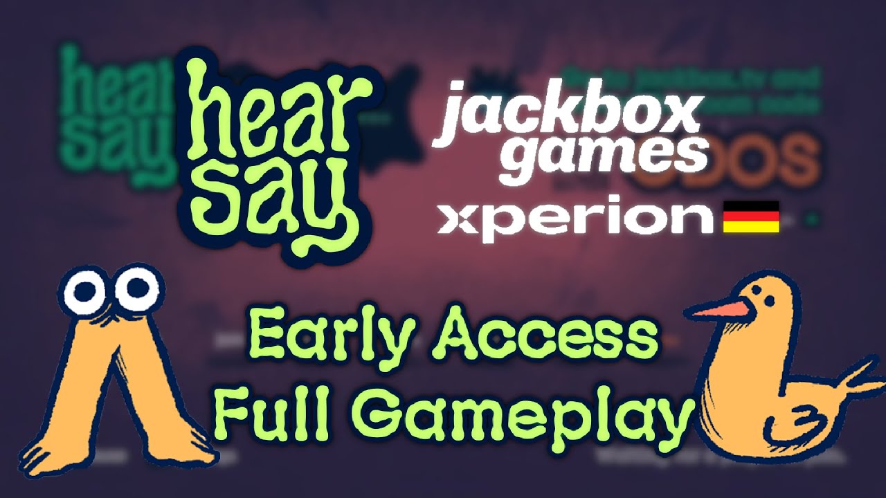 Hear Say [DE] - The Jackbox Party Pack 11 (Early Access Full Gameplay ...