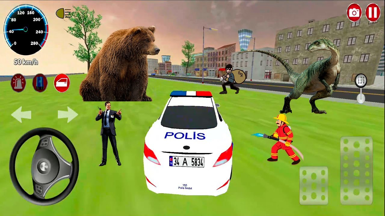 Real Police Car Driving Simulator #7 New Update Road Man American ...