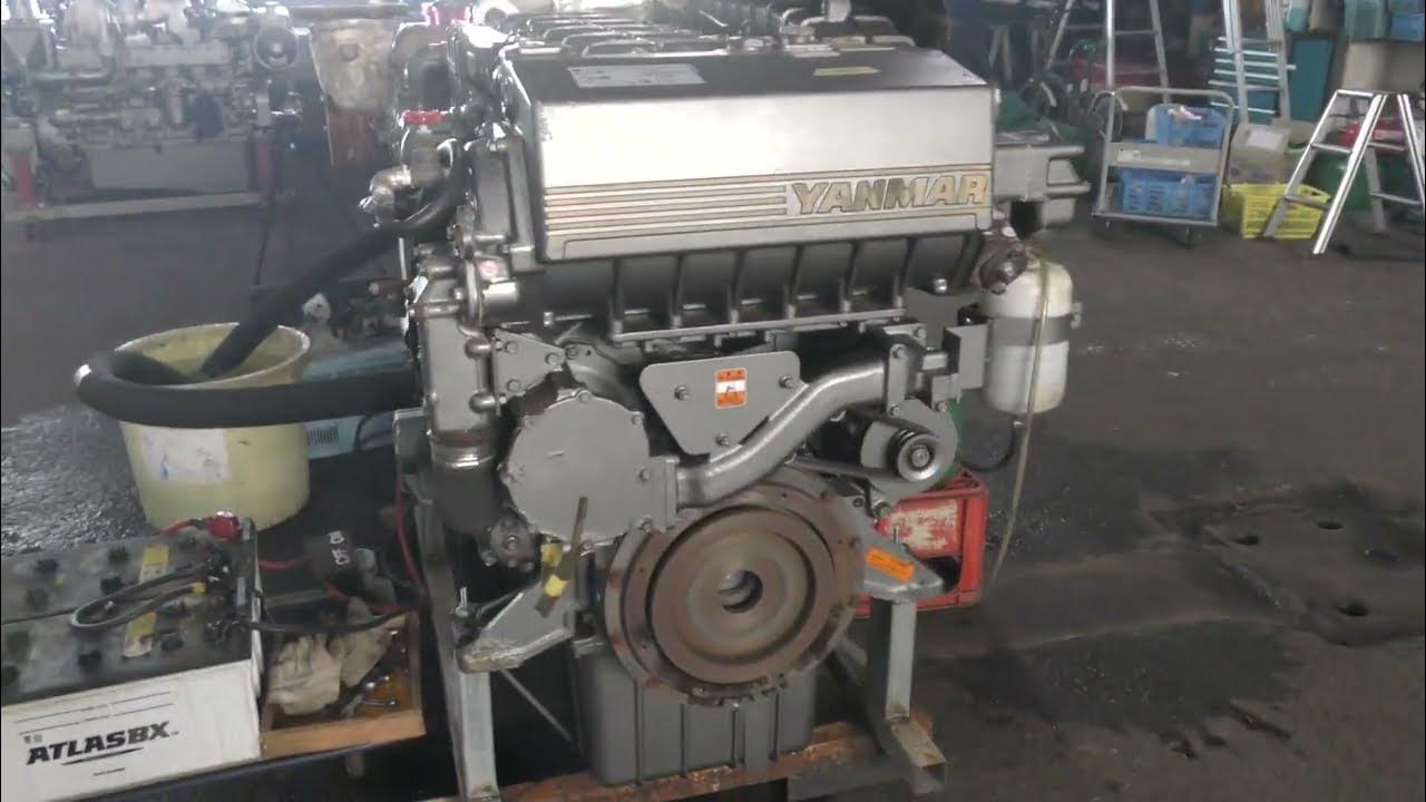 No.4416 ヤンマー 6KXZS-GT(3.05) 808PS Yanmar 【Used Marine Diesel Engine Amakusa Marina】 - YouTube