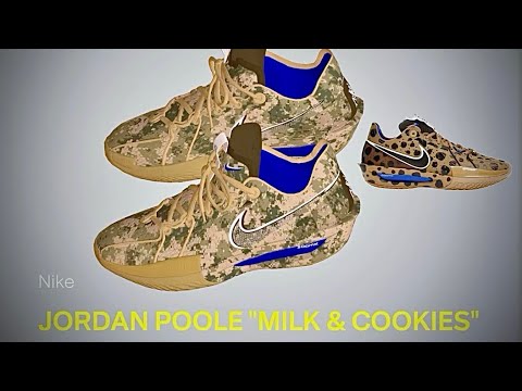 2K25 Shoe Creator: Nike GT Cut 3 "Jordan Poole 'Milk & Cookies'“ PE ...