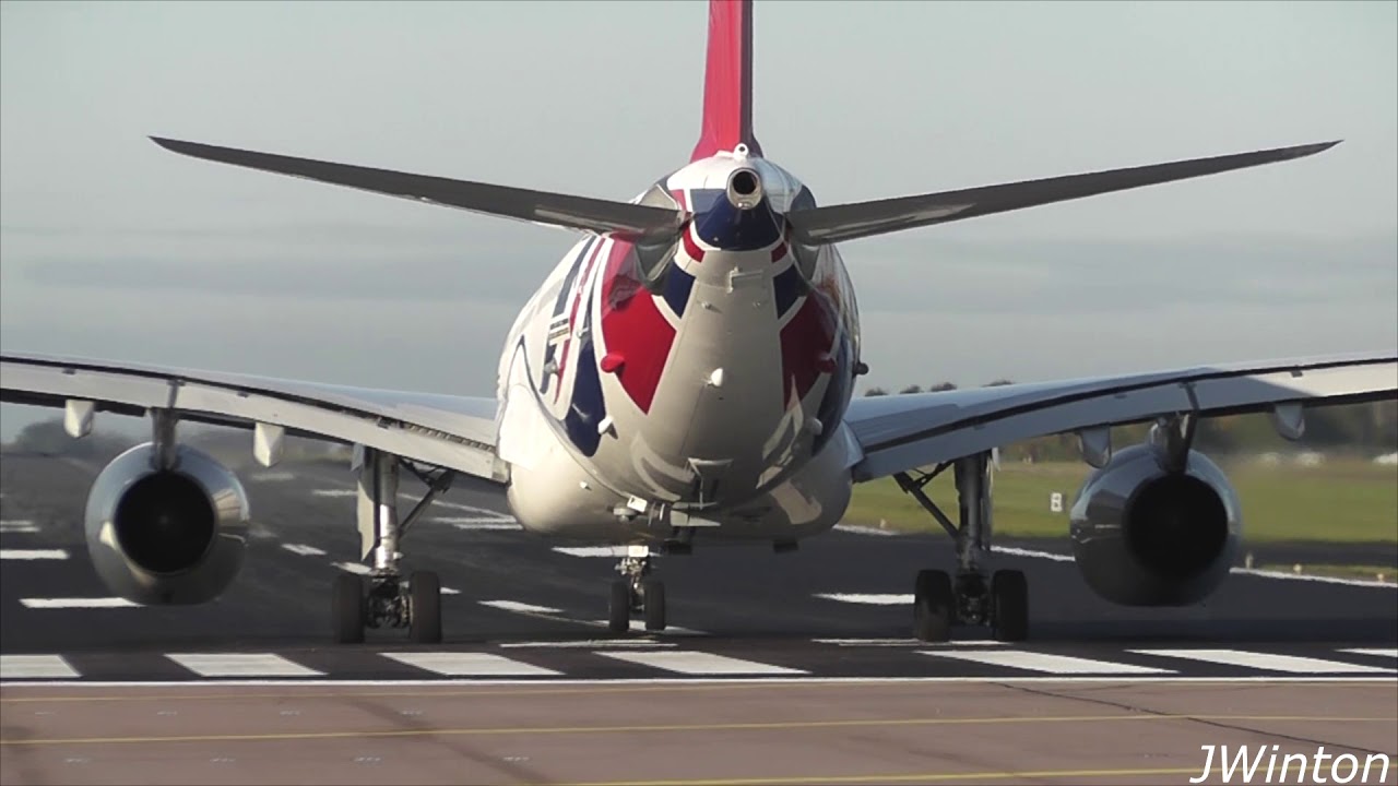 UK Force One RAF A330 ZZ336 departing RAF Brize Norton - YouTube