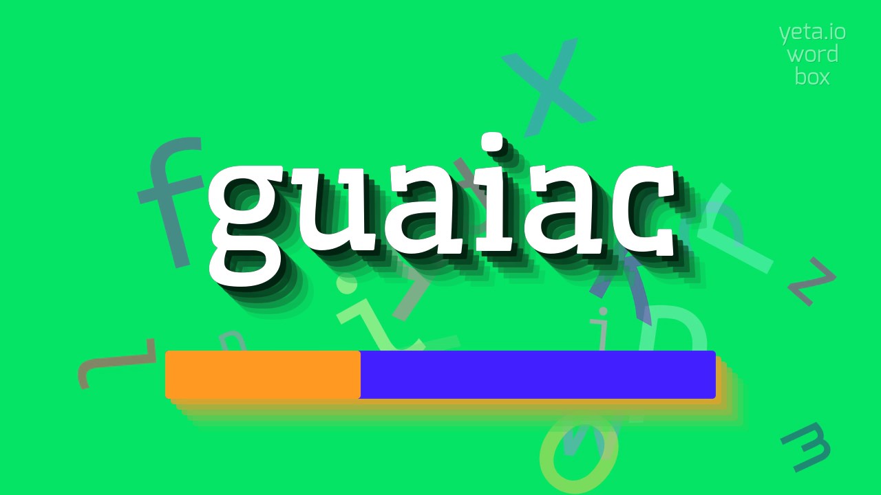 How to say "guaiac"! (High Quality Voices) - YouTube