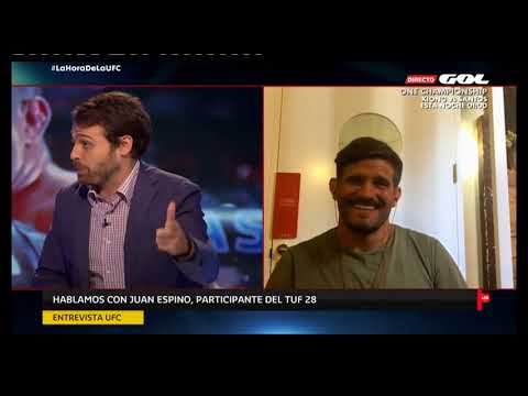 Entrevista Juan Espino "El Guapo" en Gol TV - La Hora de la UFC - YouTube